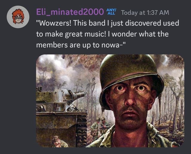 Rule - Eli_minated2000 Today at AM "Wowzers! This band I just ...