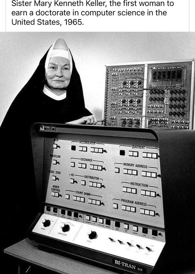 Sister Mary Kenneth Keller, the first woman to earn a doctorate in ...