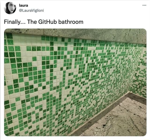 Laura @LauraViglioni Finally... The GitHub bathroom - iFunny