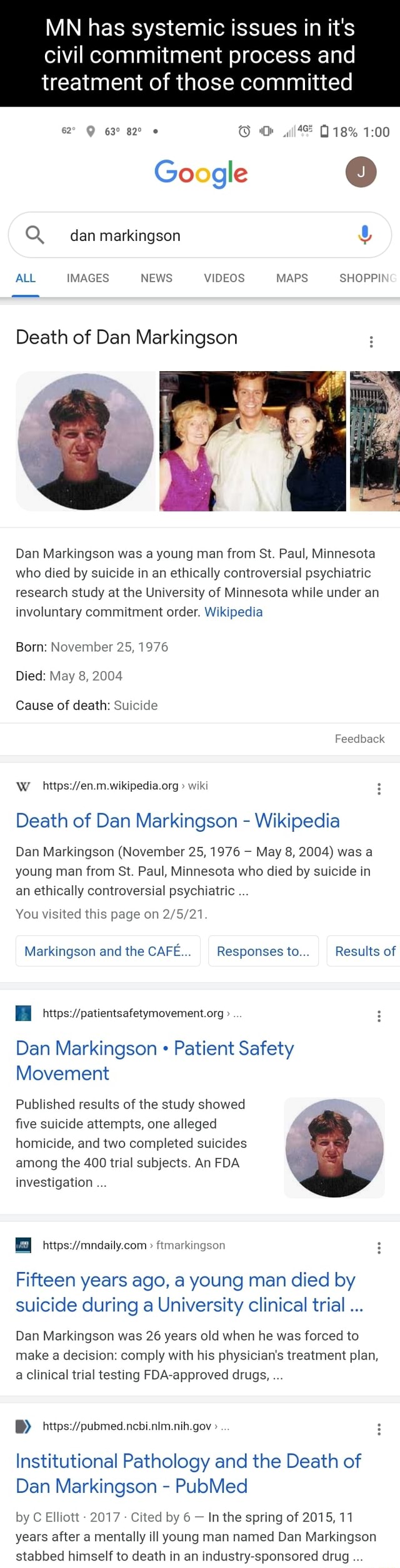 MN has systemic issues in it's civil commitment process and treatment ...