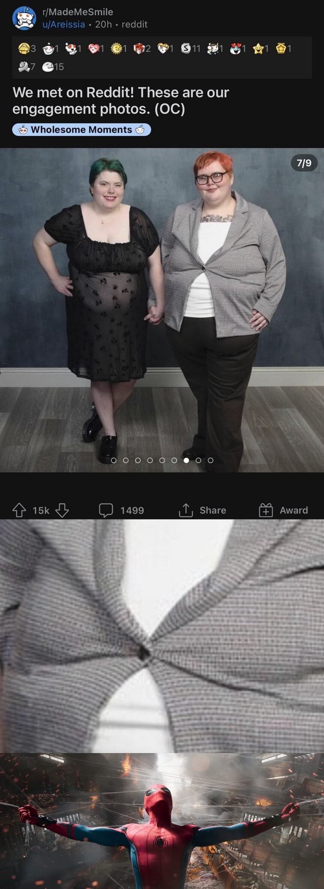 Reddit SS & &i SS S *i SS We met on Reddit! These are our engagement ...