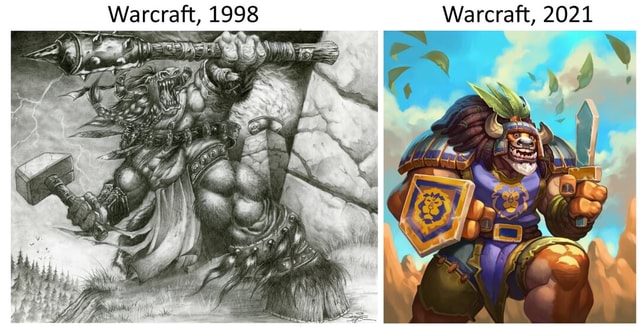 Warcraft then and Warcraft now - iFunny
