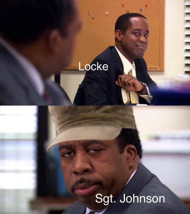 Locke Sgt. Johnson - iFunny