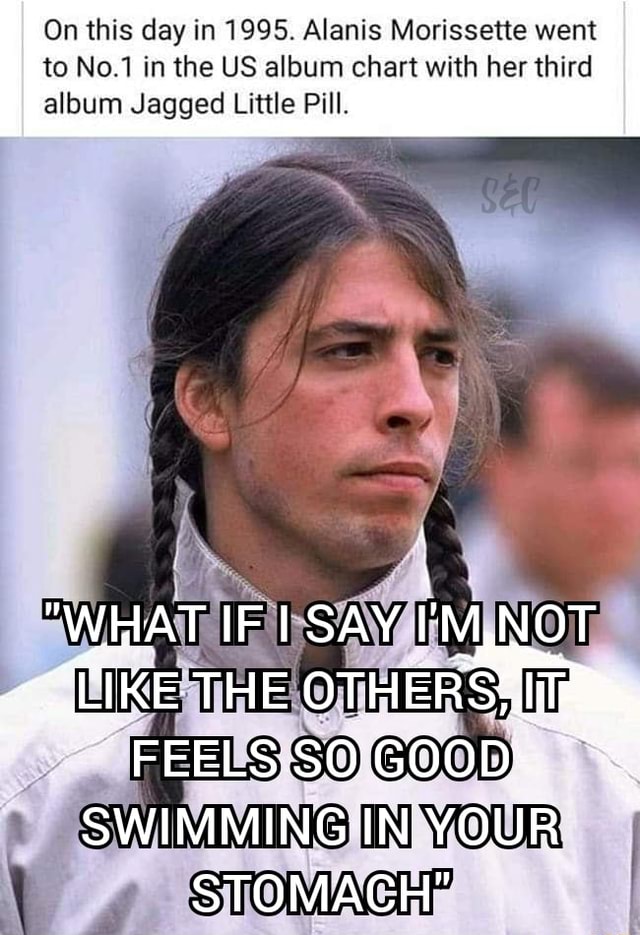 On this day in 1995. Alanis Morissette went to No.1 in the US album ...