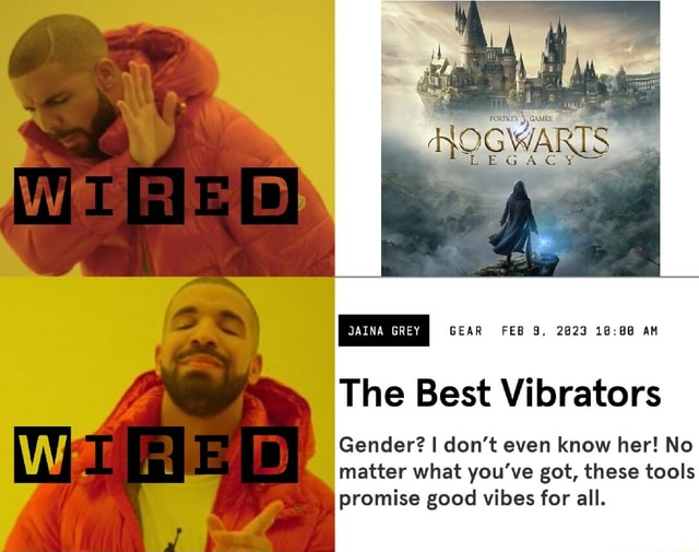 GEAR FEB 9, 2823 AM The Best Vibrators Gender? I don't even know her ...