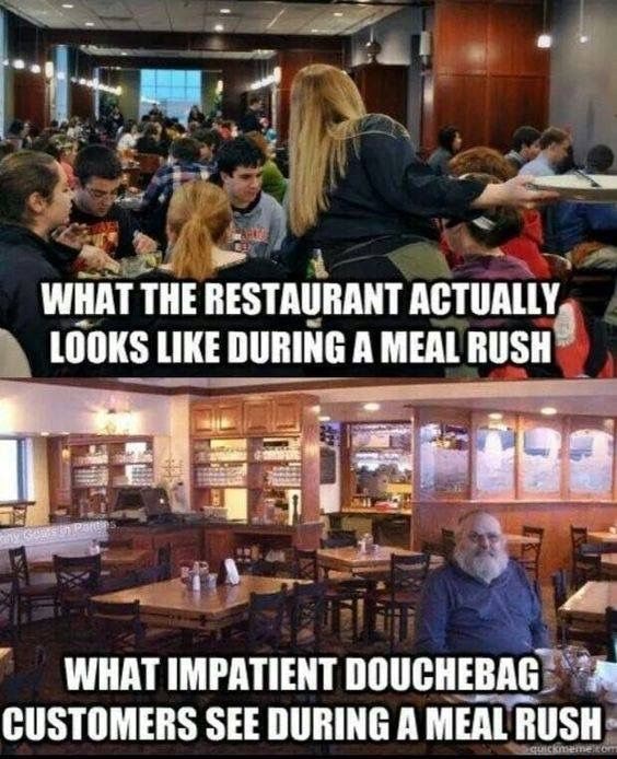 WHAT THE RESTAURANT ACTUALLY, LOOKS LIKE DURING A MEAL RUSH WHAT ...