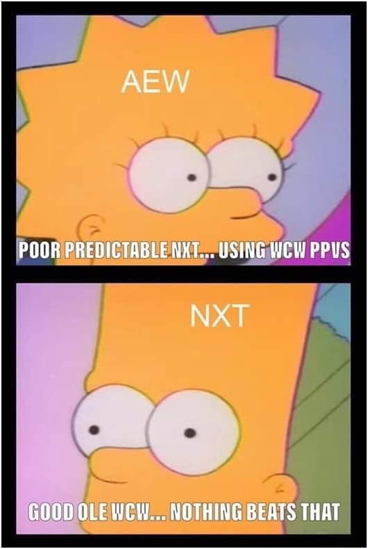 AEW POOR PREDICTABLE NKT... USING PP YS NXT GOOD OLE WEW NOTHING BEATS ...