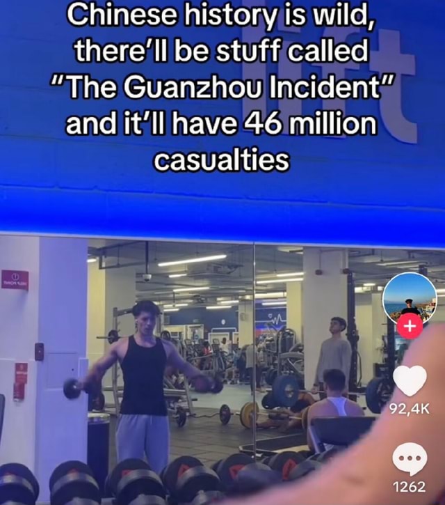 Chinese history is wild, there'll be stuff called "The Guanzhou ...