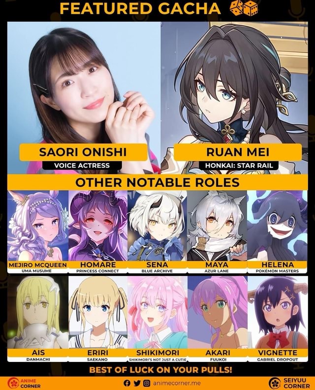 FEATURED SAORI ONISHI 5 MEI OTHER VOICE ACTRESS NOTABLE ROLES RAIL ...