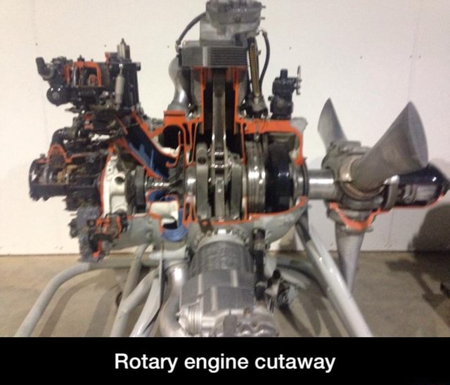 Rotary engine cutaway - Rotary engine cutaway - )