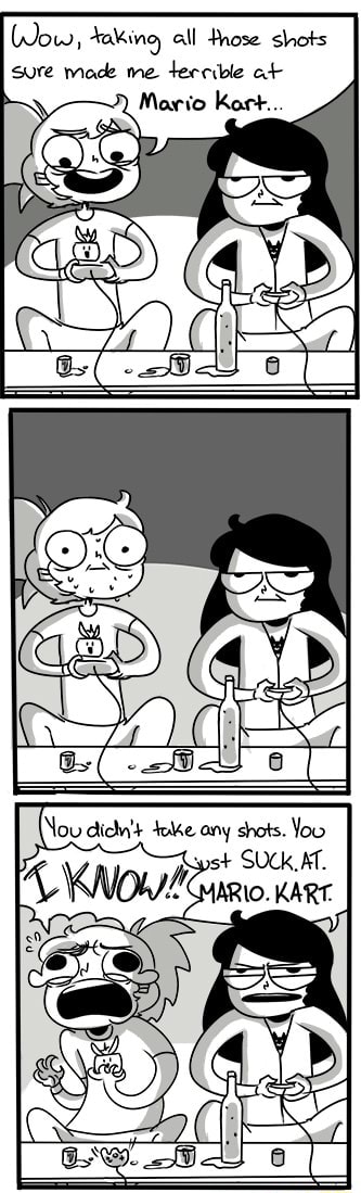 Wow, *aking all trose shots sure mace me teccible at Masi - iFunny