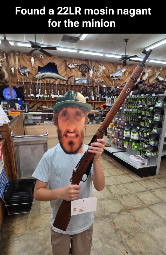 Found 22LR mosin nagant for the minion ay - iFunny