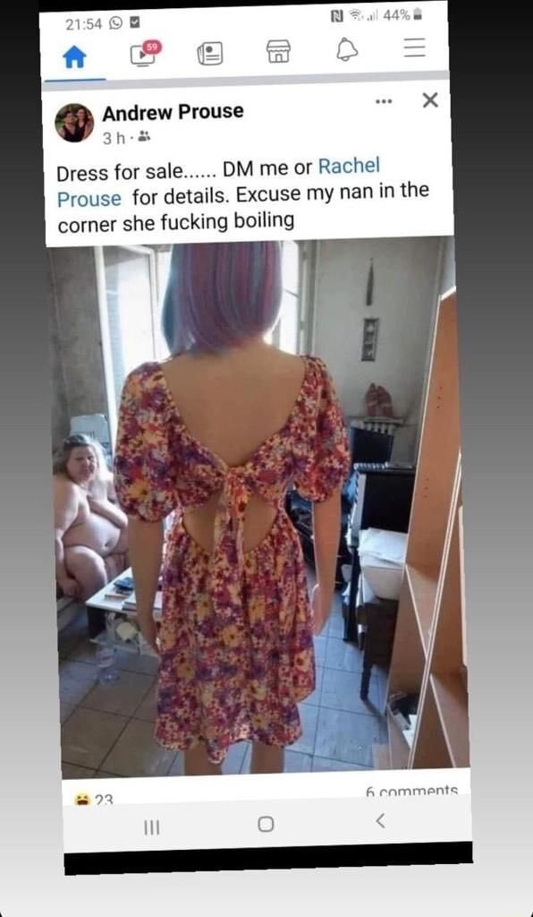 Andrew Prouse Dress for sale...... DM me or Rachel Prouse for details ...