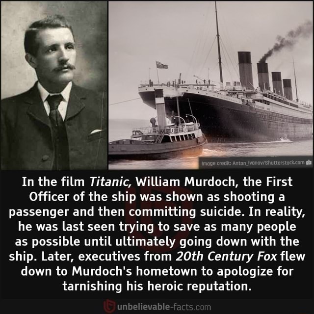 {mage credit: Anton. In the film Titanic, William Murdoch, the First ...