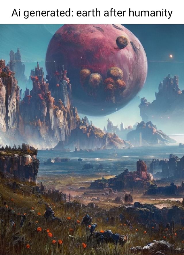 Ai generated: earth after humanity - iFunny