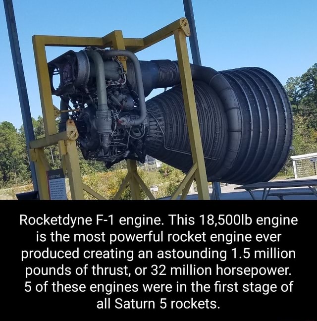 Rocketdyne engine. This 18,500Ib engine is the most powerful rocket ...