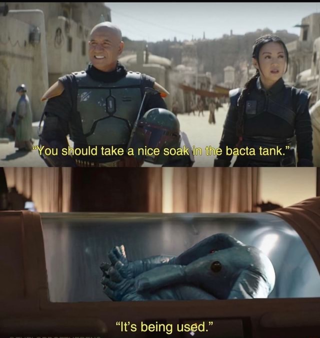 Mould take a nice soak "al I of tank." "It's being usgd." - iFunny