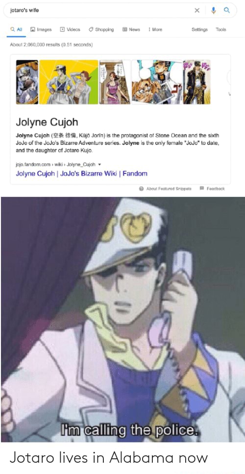 Jotaro lives in Alabama now - Jolyne Cujoh Jolyne Cujoh (24% Kaj Jorin ...