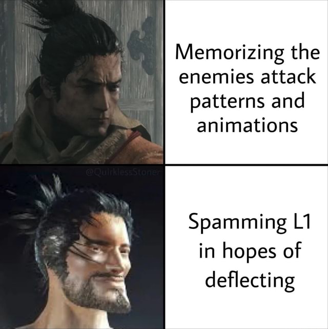 Memorizing the enemies attack I patterns and animations Spamming Li in ...
