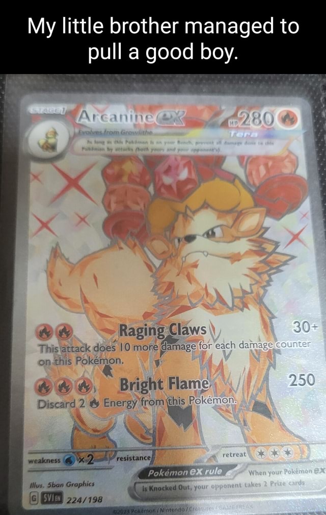 My little brother managed to pull a good boy. & Raging Claws 30 This ...