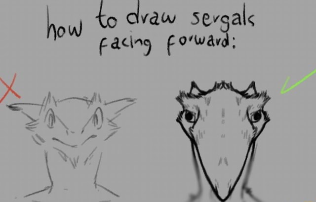 How to dvaw ale Facing Forward, - iFunny