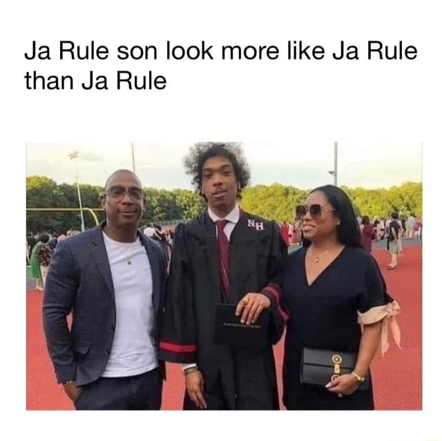 Ja Rule son look more like Ja Rule than Ja Rule - iFunny