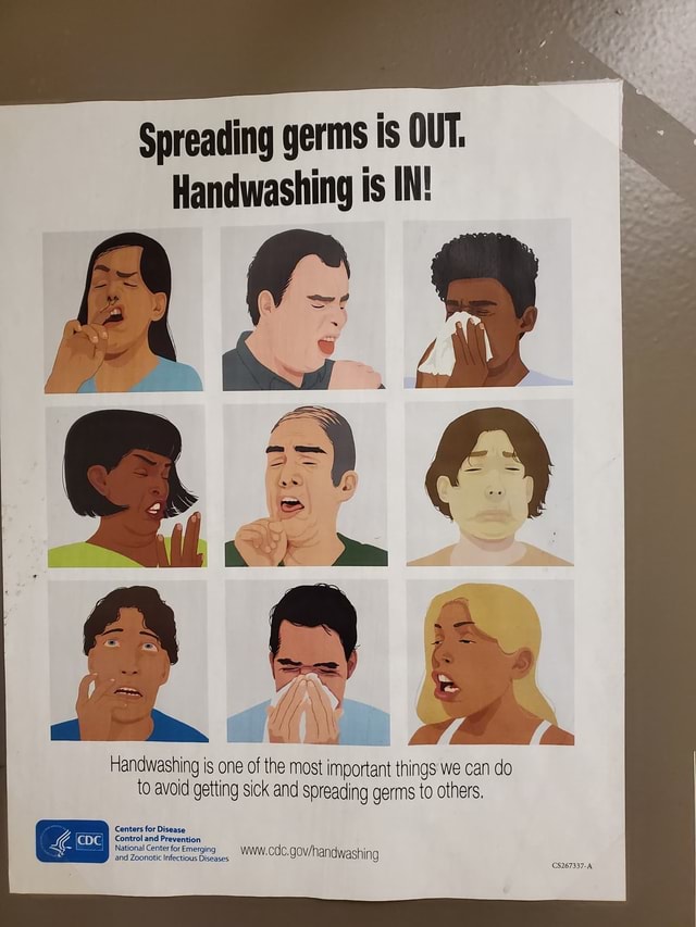 Spreading germs is OUT. Handwashing is IN! Handwashing is one of the ...