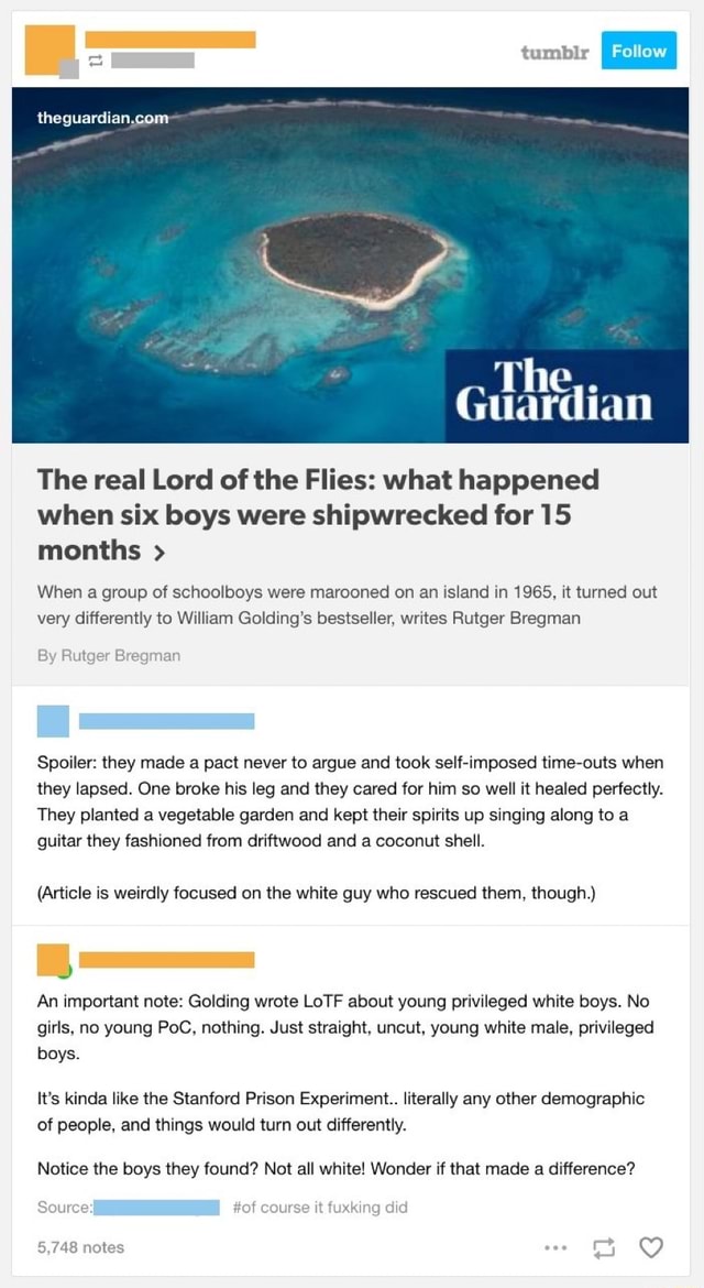 The real Lord of the Flies: what happened when six boys were ...