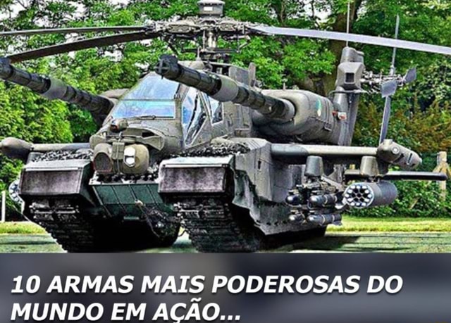 10 ARMAS MAIS PODEROSAS DO MUNDO EM AÇÃO... - )