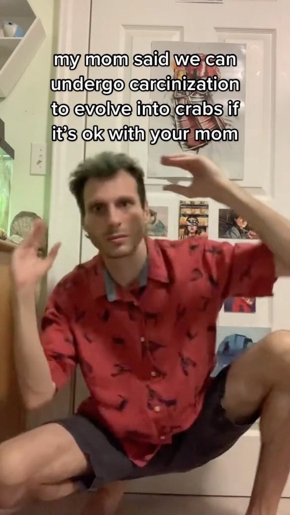 🦀 Progress to crab. #crabrave #marinebiology #wildgreenmemes - my mom ...