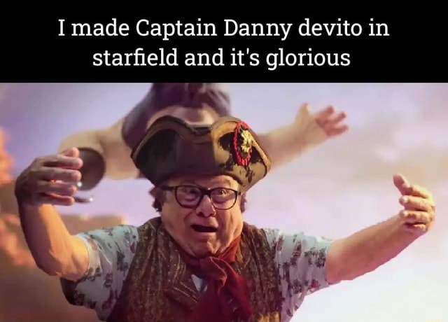 I made Captain Danny devito in starfield and it's glorious - iFunny