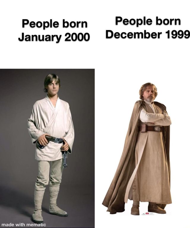 People born People born January 2000 December 1999 - iFunny