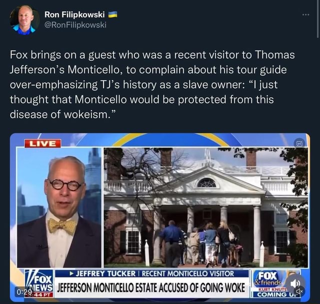 Ron Filipkowski @RonFilipkowski Fox brings on a guest who was a recent ...