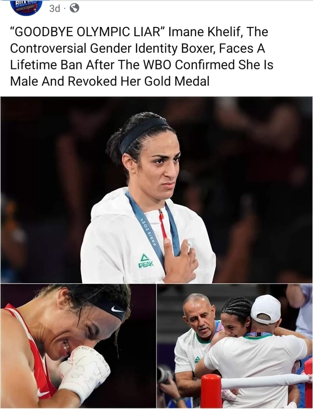 "GOODBYE OLYMPIC LIAR" Imane Khelif, The Controversial Gender Identity Boxer, Faces A Lifetime ...
