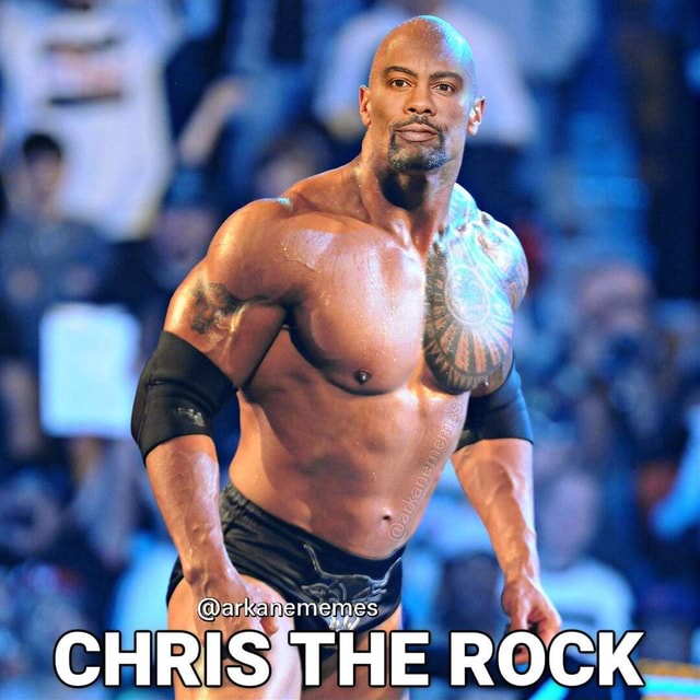 @arkanememes CHRIS THE ROCK - iFunny