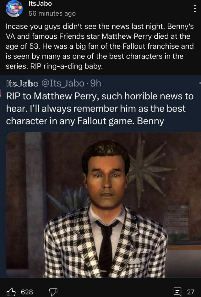 ItsJabo ss 56 minutes ago Incase you guys didn't see the news last ...