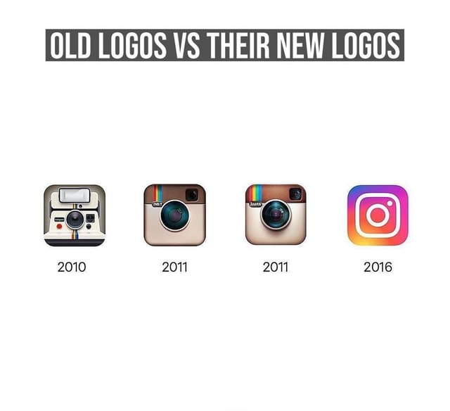 OLD LOGOS VS THEIR NEW LOGOS 2010 2011 2011 2016 - Keke