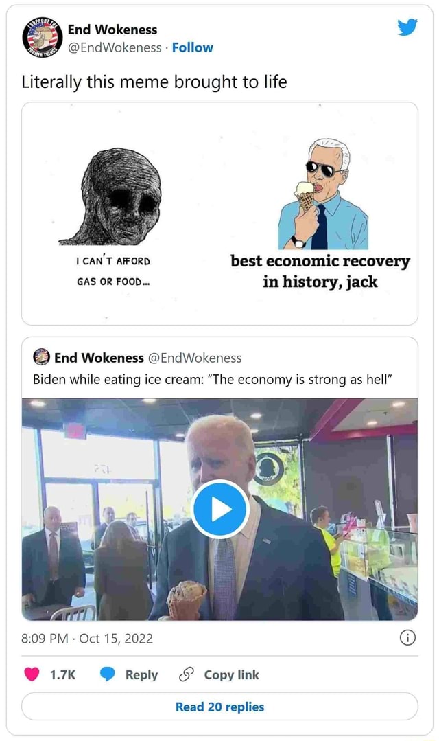 End Wokeness @EndWokeness Follow Literally this meme brought to life ...