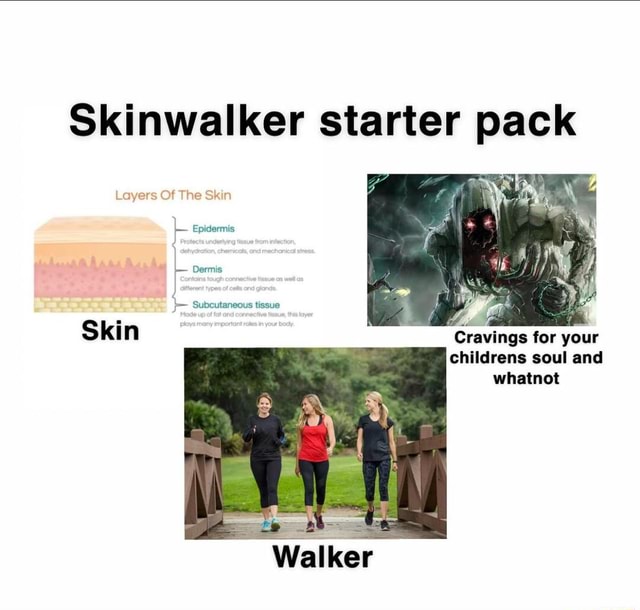 Skinwalker starter pack Layers Of The Skin Epidermis Subcutaneous ...