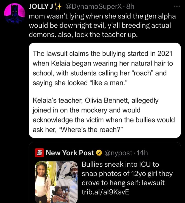 JOLLY J @DynamoSuperx mom wasn't lying when she said the gen alpha ...