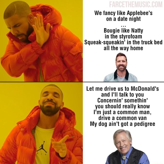 We fancy like Applebee's on date night Bougie like Natty in the ...