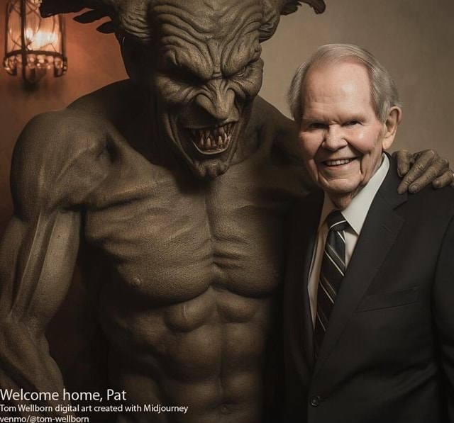 Welcome home, Pat Tom Wellborn digital art created with Midjourney ...