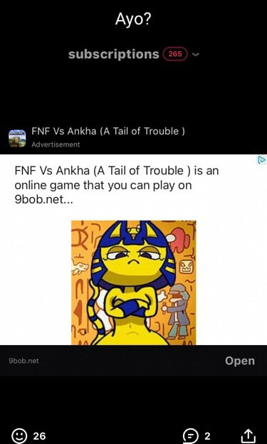 Ayo? subscriptions FNF Vs Ankha (A Tail of Trouble ) FNF Vs Ankha (A ... Ayo? subscriptions FNF Vs Ankha (A Tail of Trouble ) FNF Vs Ankha (A ...