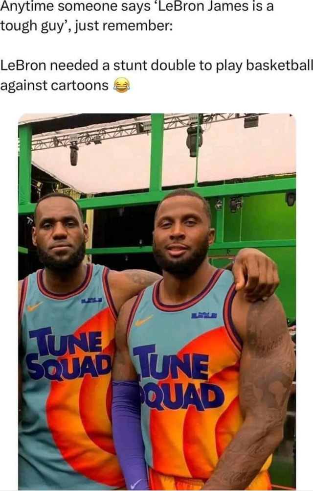 Anytime someone says 'LeBron James Is a tough guy', just remember ...