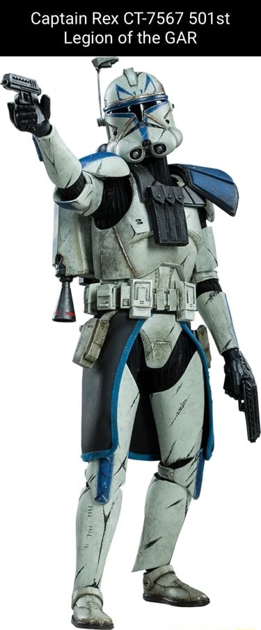 Captain Rex CT 75 501st Legion of the GAR - iFunny