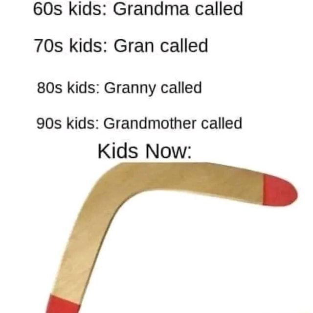 Kids: Grandma called kids: Gran called kids: Granny called kids ...