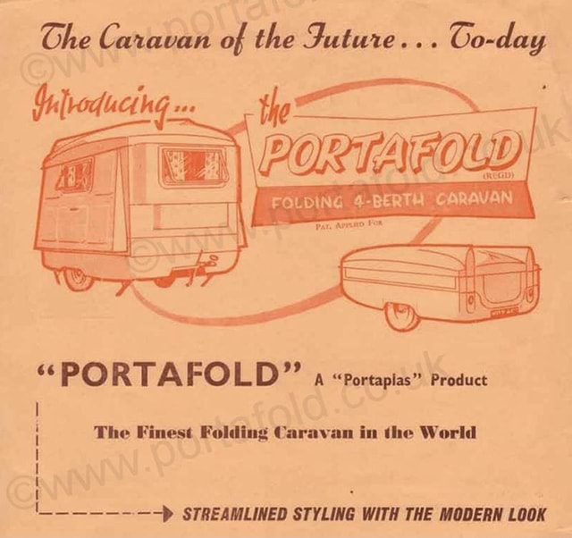 Che Caravan of the Future... Co-day "PORTAFOLD"? "Portapiss" Preduct ...