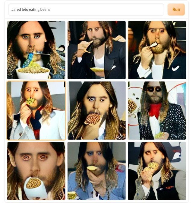 Jared leto eating beans - iFunny