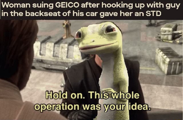 Woman suing GEICO after hooking up with guy in the backseat of his car ...