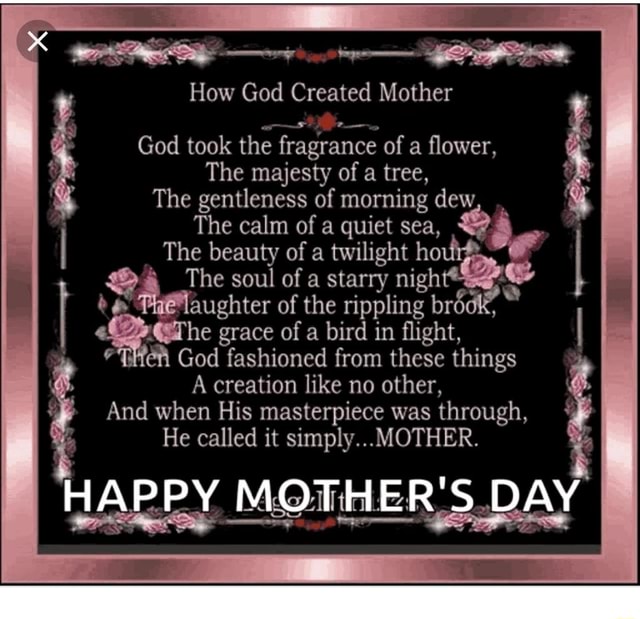 How God Created Mother God took the fragrance of a flower, ey Th 7 of ...